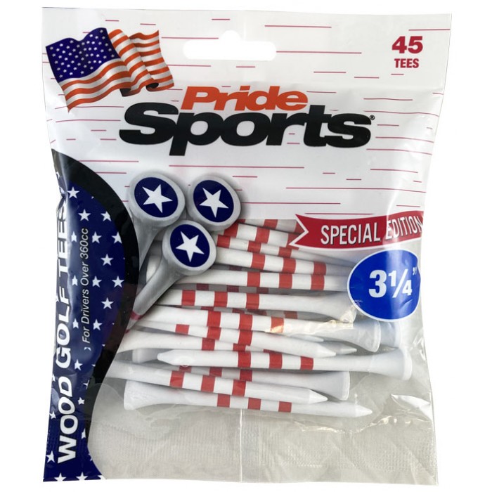 Special Edition American Flag Golf Tee Bags - 45 Tees
